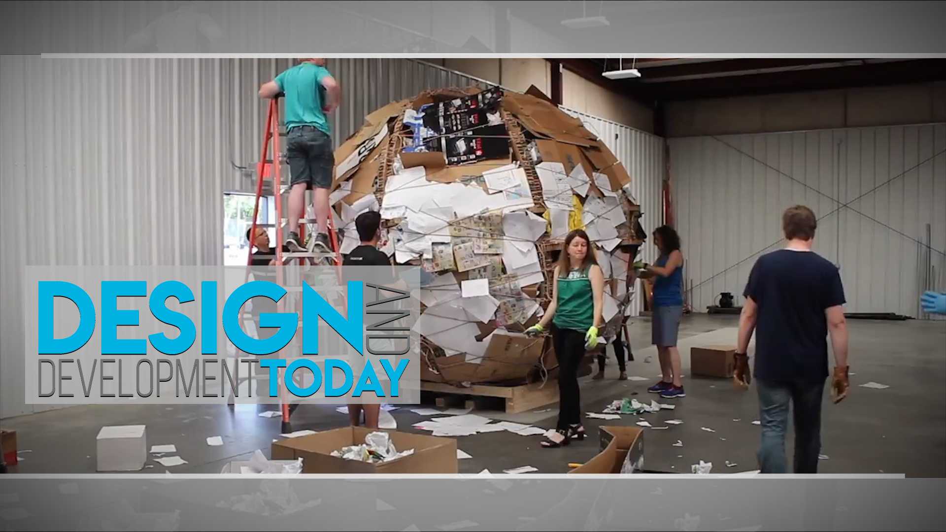 The World's Largest Paper Ball | Design and Development Today