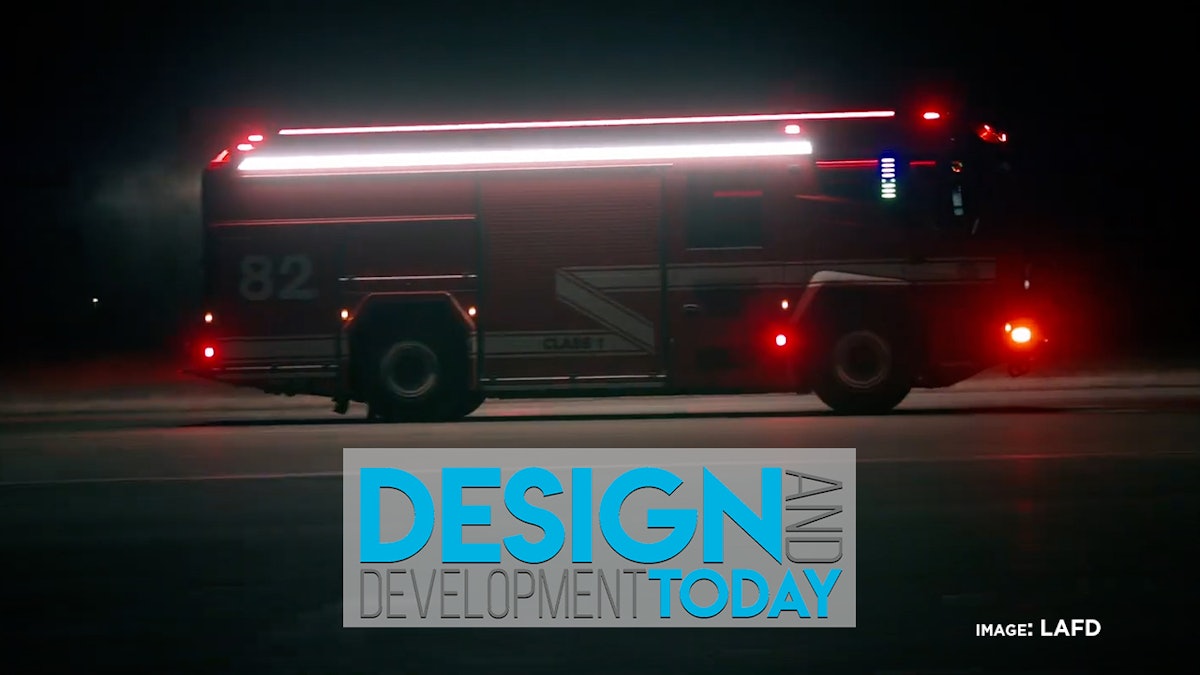 LAFD Debuts First Electric Fire Engine in U.S. | Design and Development ...