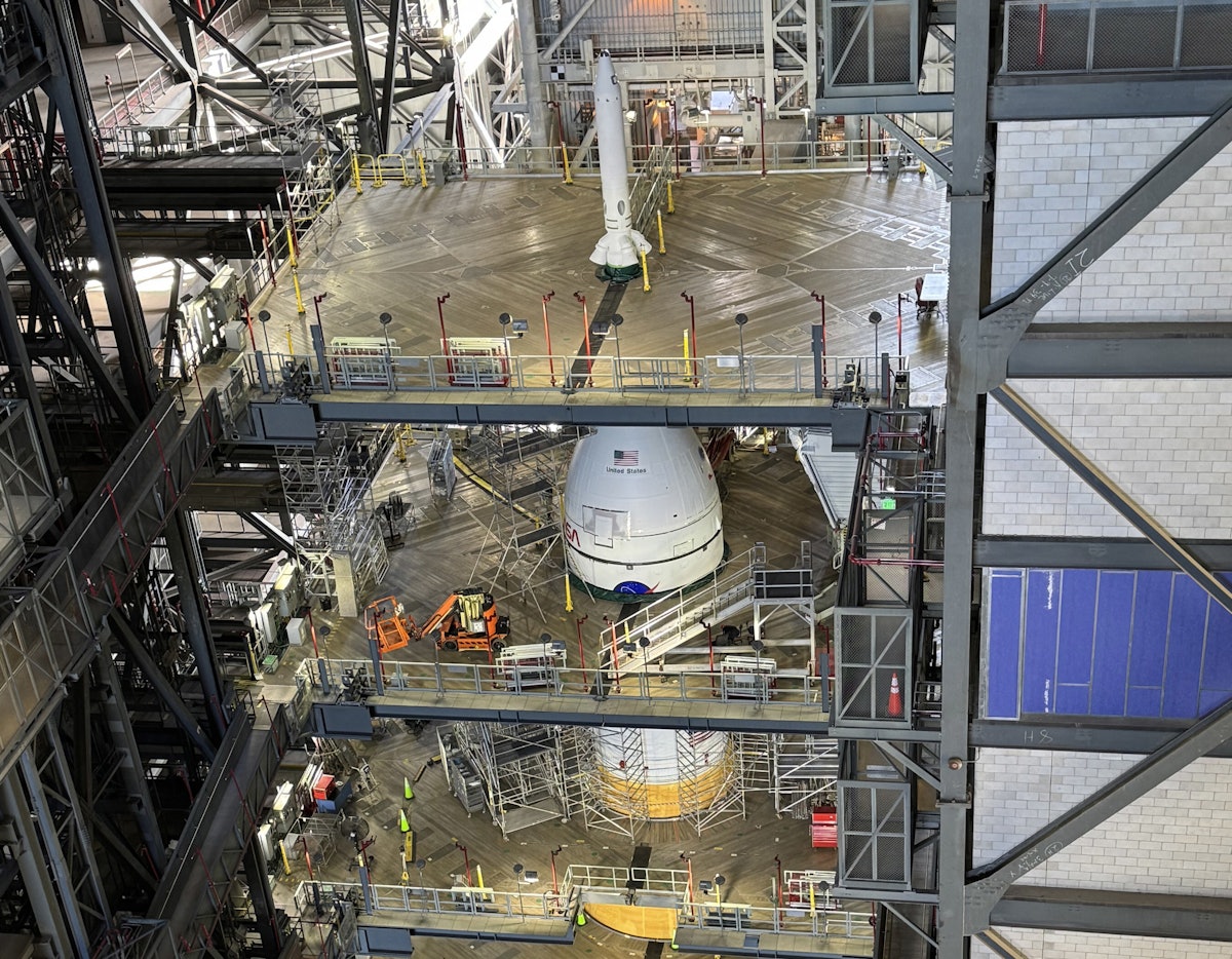 Orion Spacecraft Completes Stacking Milestone Ahead of Artemis II ...